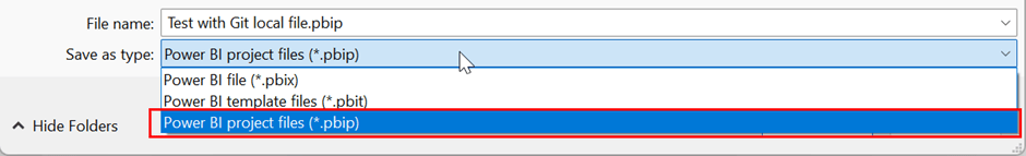Using Git integration with Power BI Desktop – Side Quests