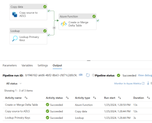 Merge Delta Lake tables with Azure Functions (delta-rs + polars) – Side ...