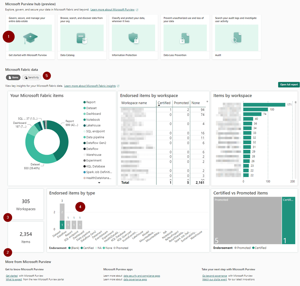 The Purview hub and Admin monitoring inside Fabric – Side Quests